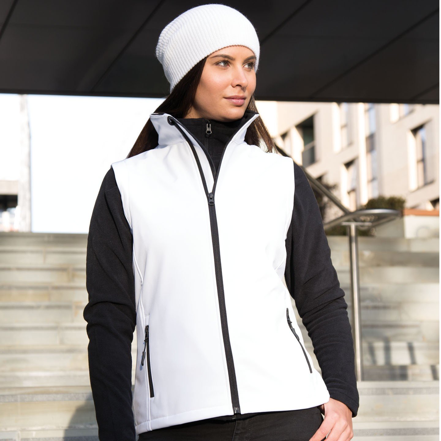 Vesta Softshell Dama, Result Printable - Magazinul de tricouri